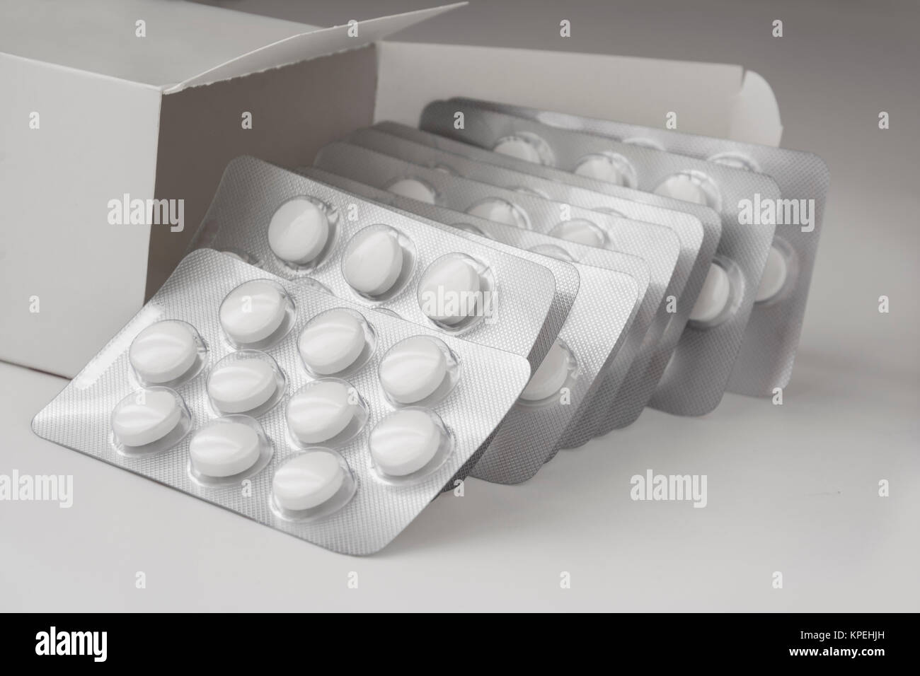 Colse Up View Multiple Loafs of Tablets Stock Photo - Alamy