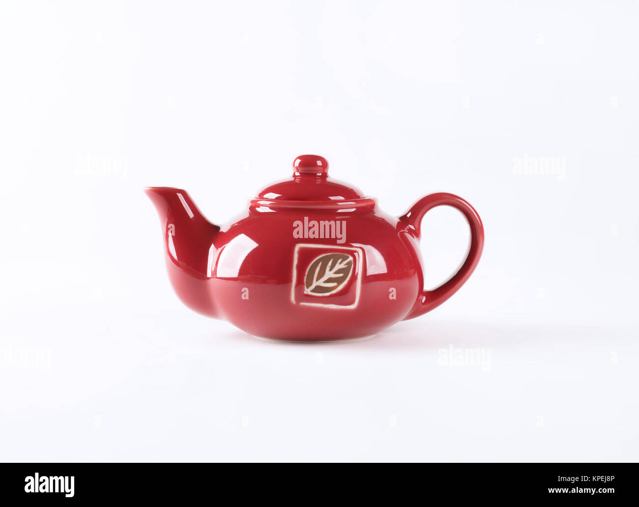 red tea pot Stock Photo - Alamy