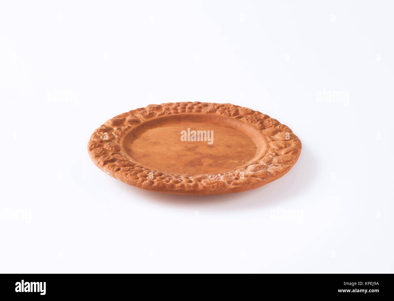rustic clay plate Stock Photo - Alamy