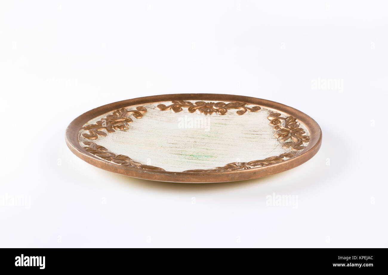 empty decorative plate Stock Photo - Alamy