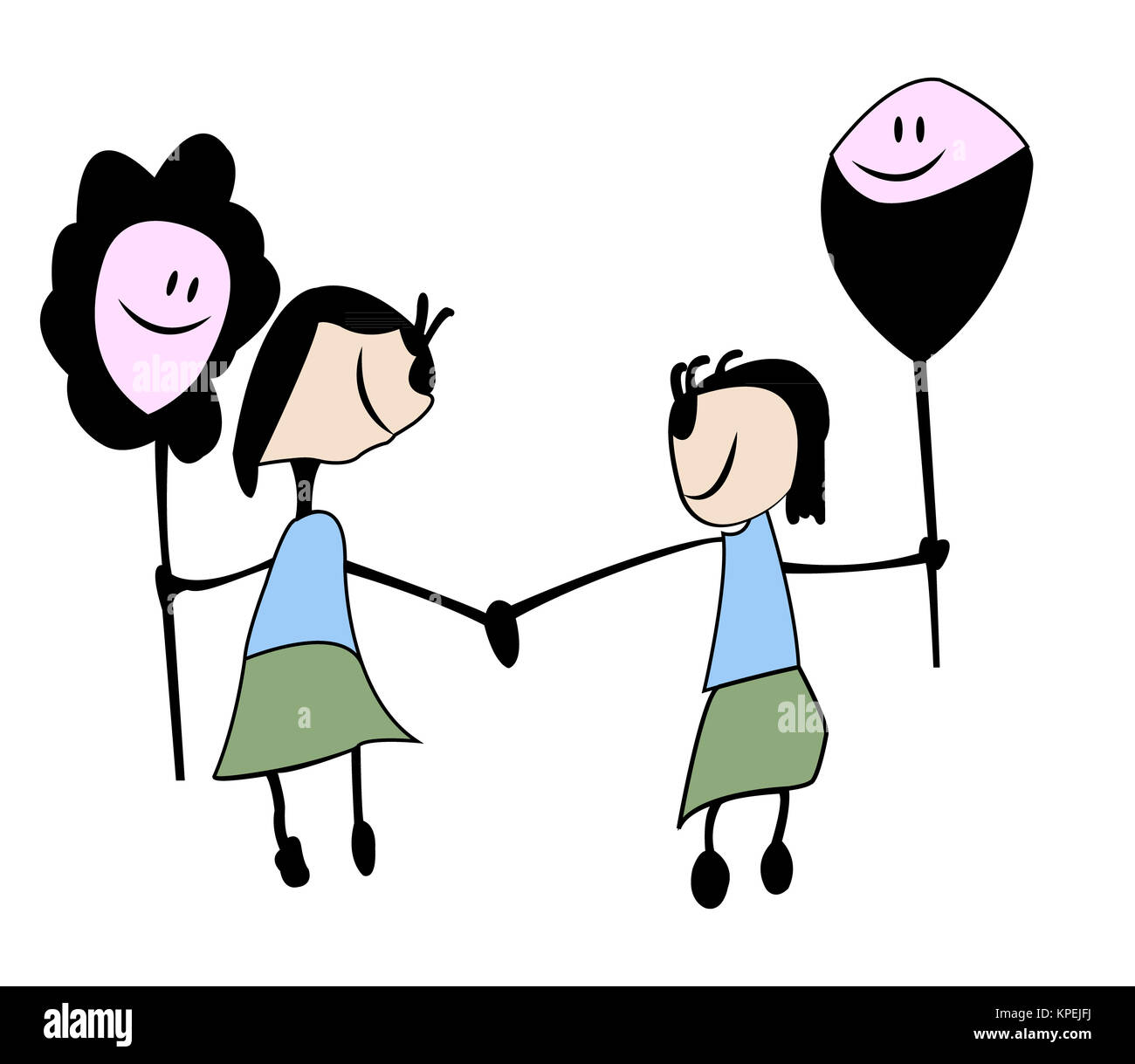 Cartoon by child hi-res stock photography and images - Alamy