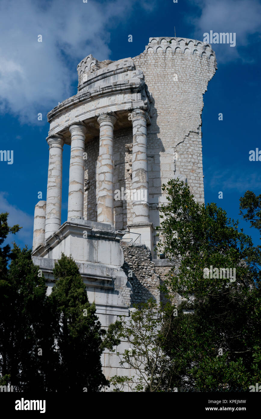 Throph?e des Alpes Stock Photo - Alamy