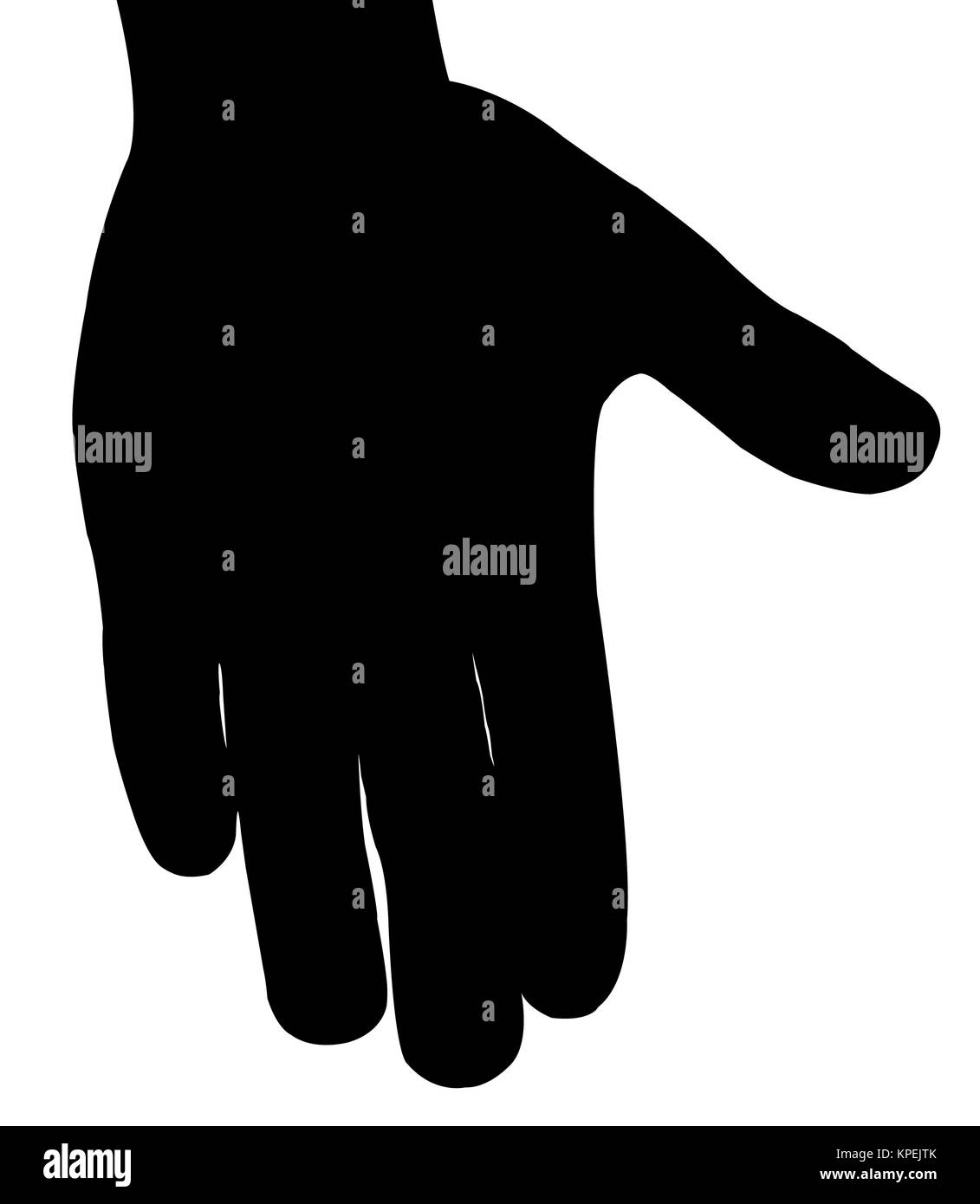 Male silhouette white background Black and White Stock Photos & Images ...