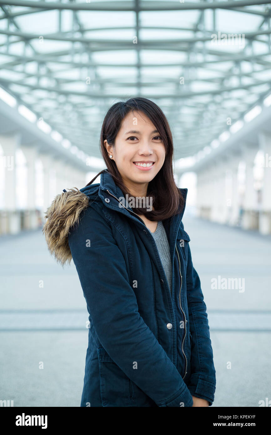 Woman at outdoor Stock Photo - Alamy