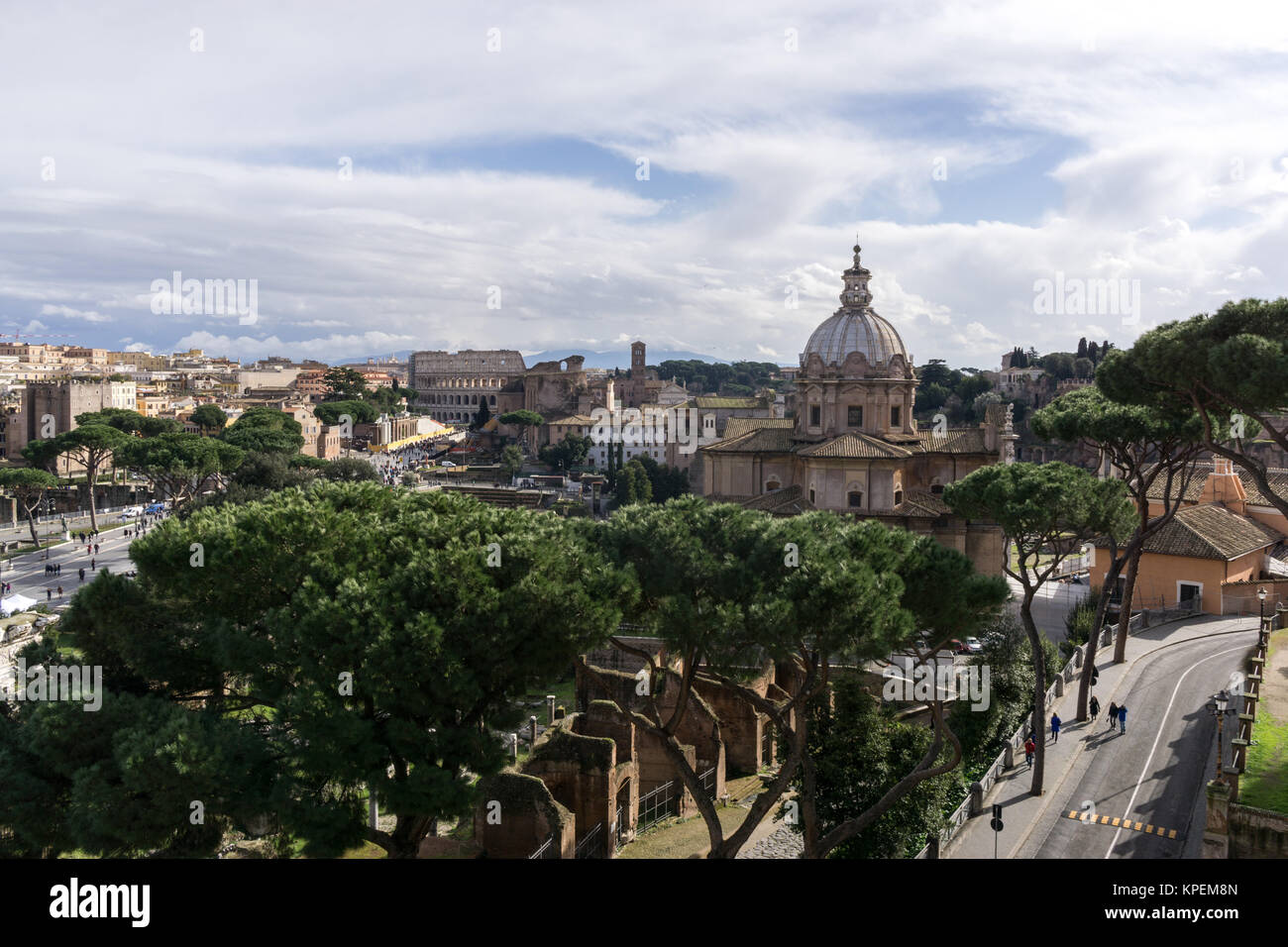 view of Rome Stock Photo - Alamy