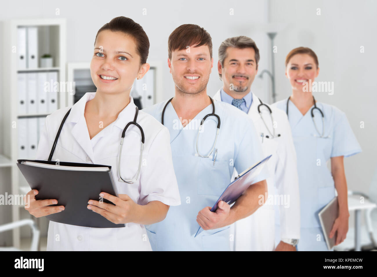 Group Of Doctors Stock Photo - Alamy