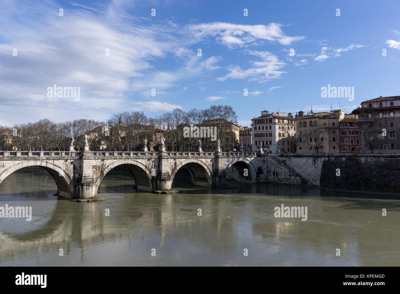 View of St Angelo Bridge Stock Photo - Alamy
