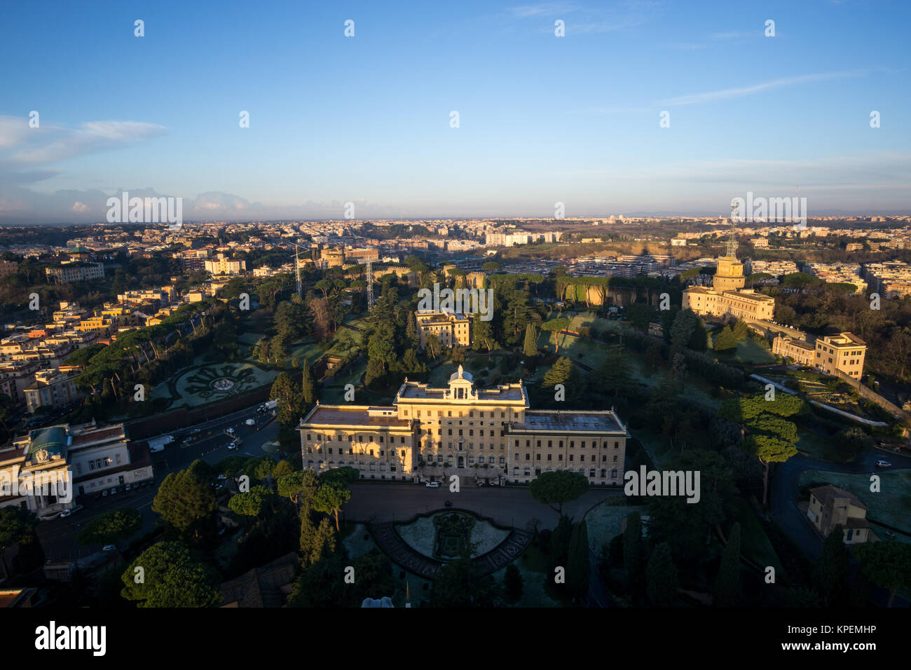 Rome in the morning Stock Photo - Alamy
