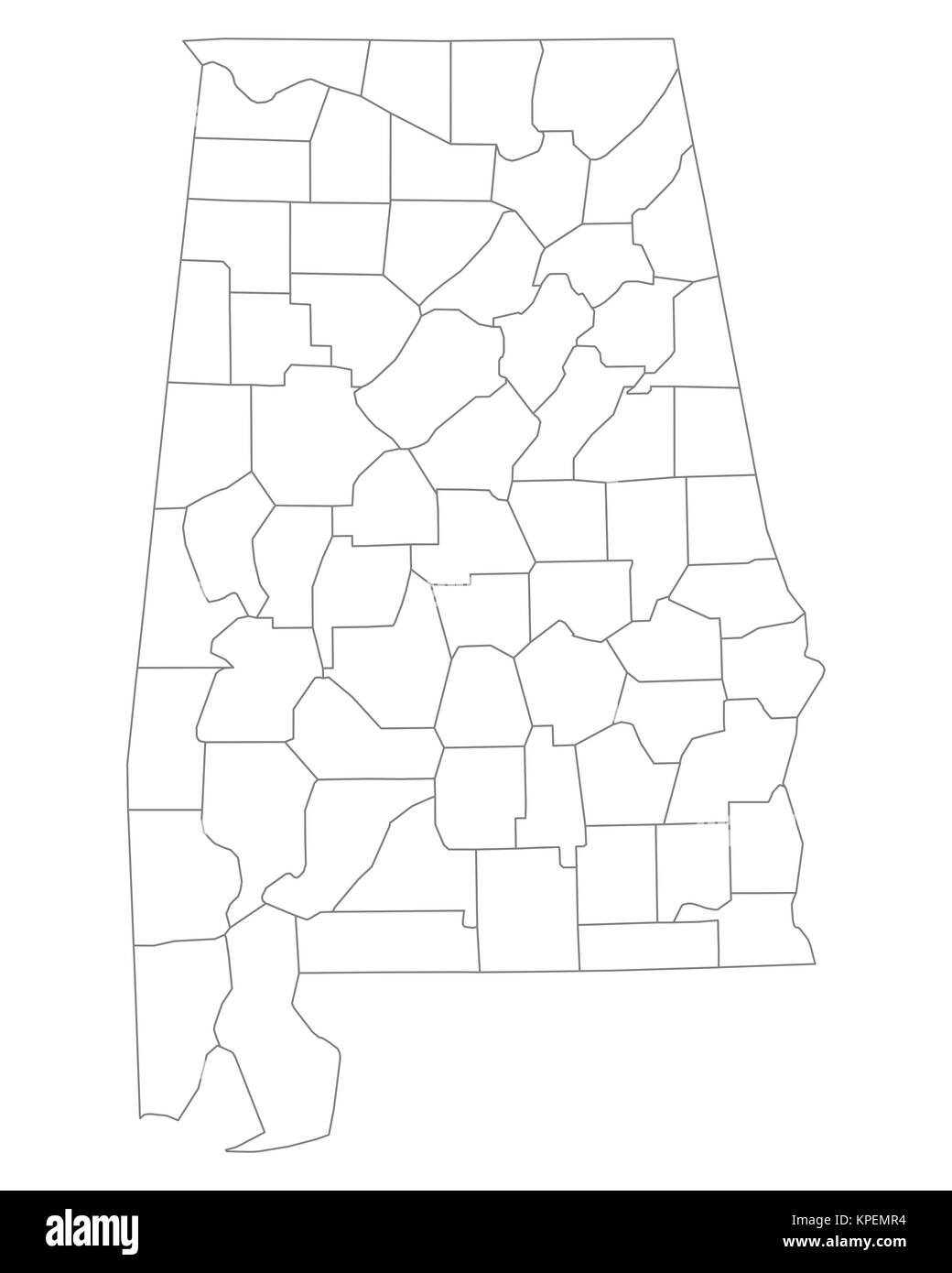 map of alabama Stock Photo - Alamy