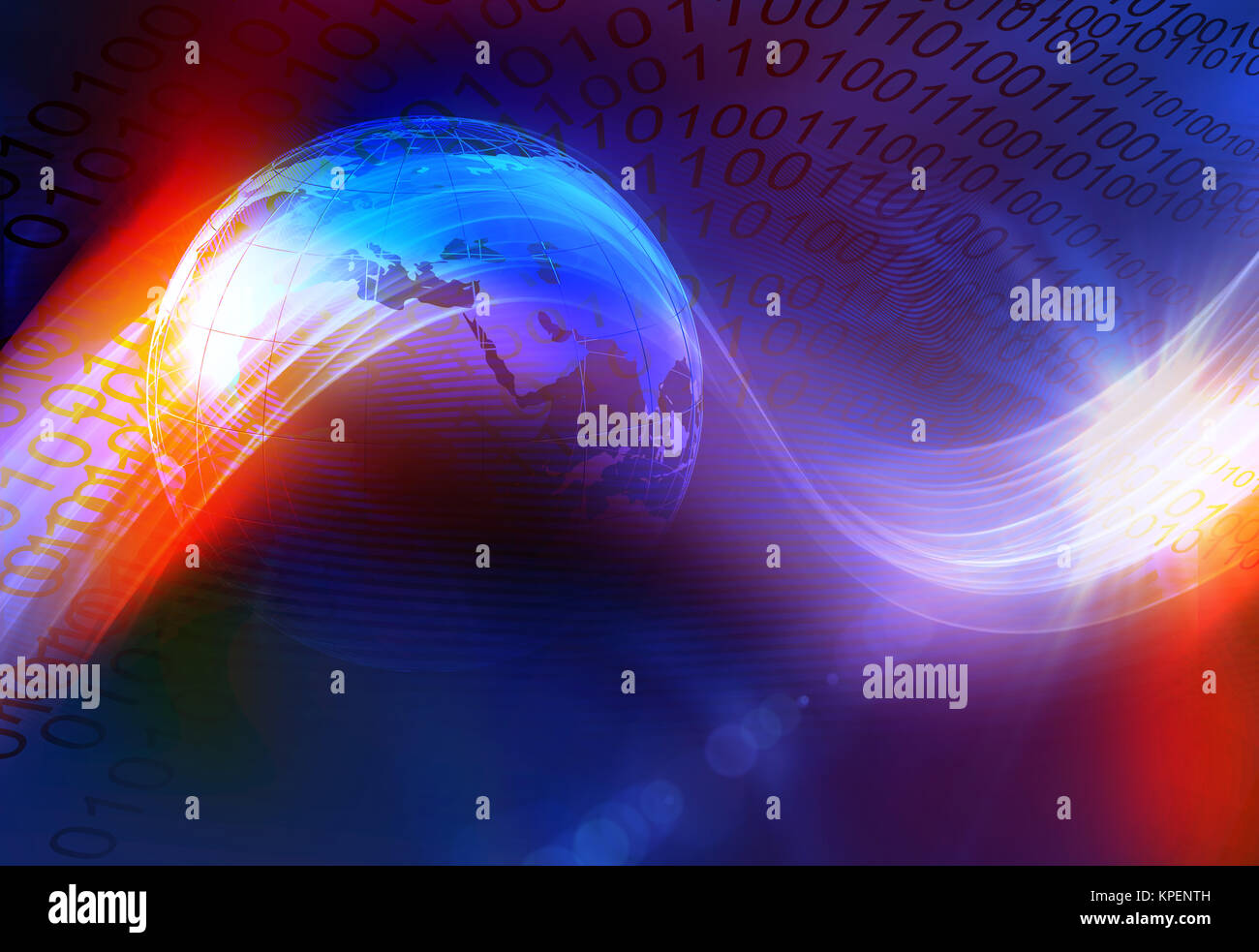 Graphical Digital World Background II Stock Photo - Alamy