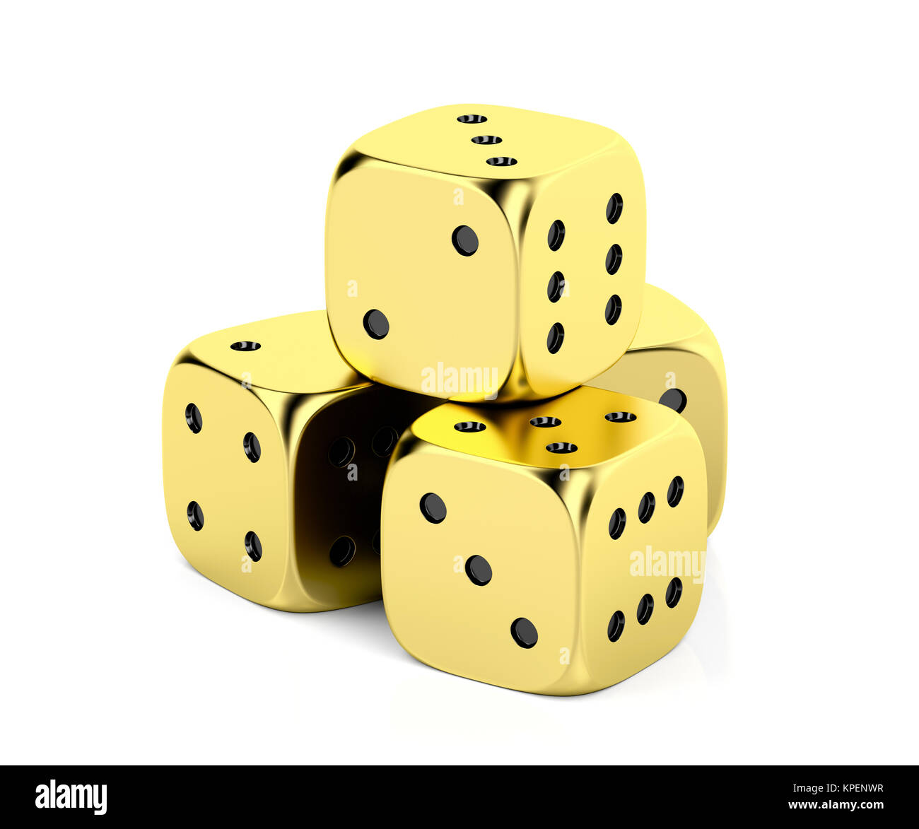 Metal dice hi-res stock photography and images - Alamy