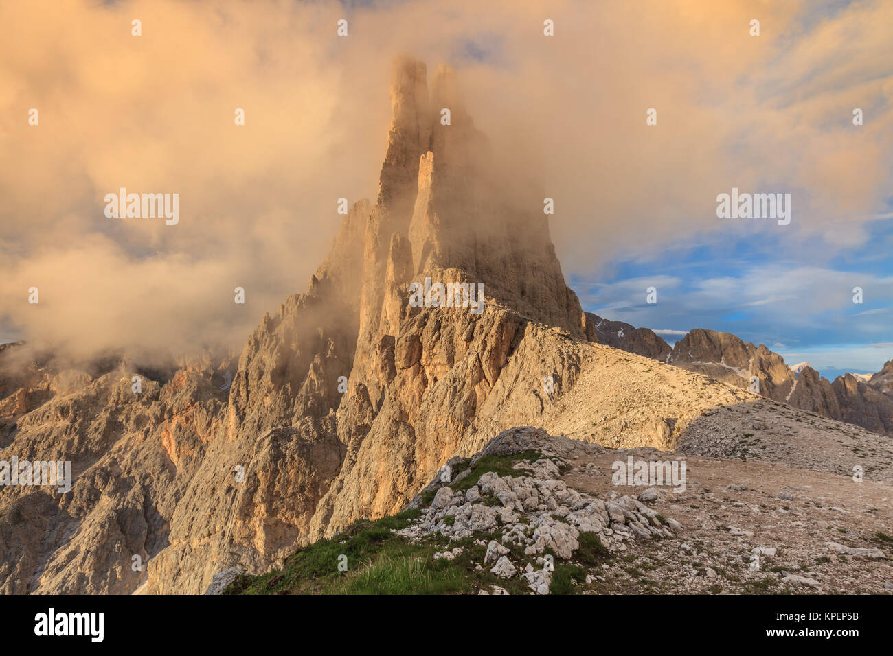 Dolomiti - the Vajolet towers Stock Photo - Alamy