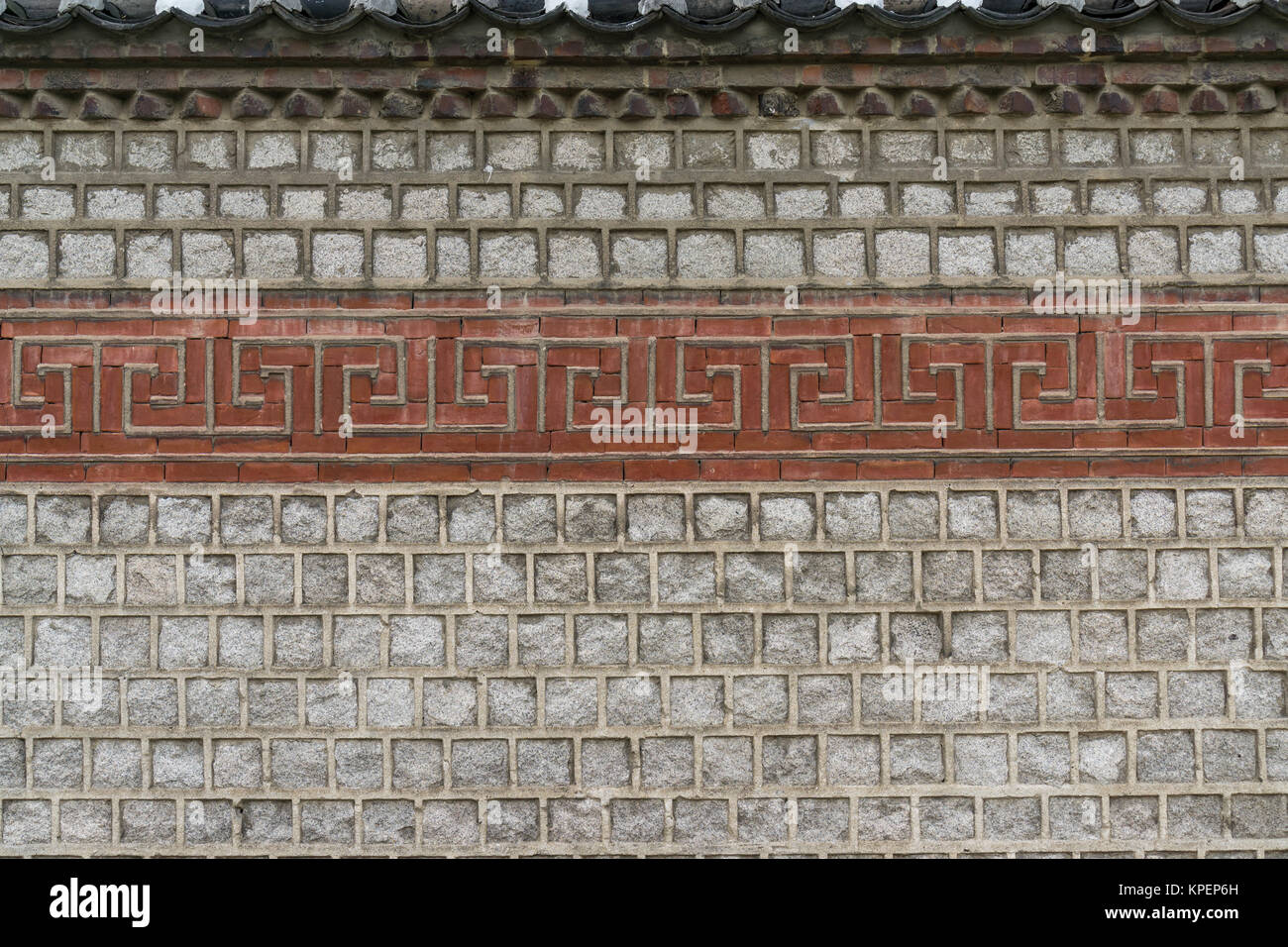 Traditional bukchon wall Stock Photo - Alamy