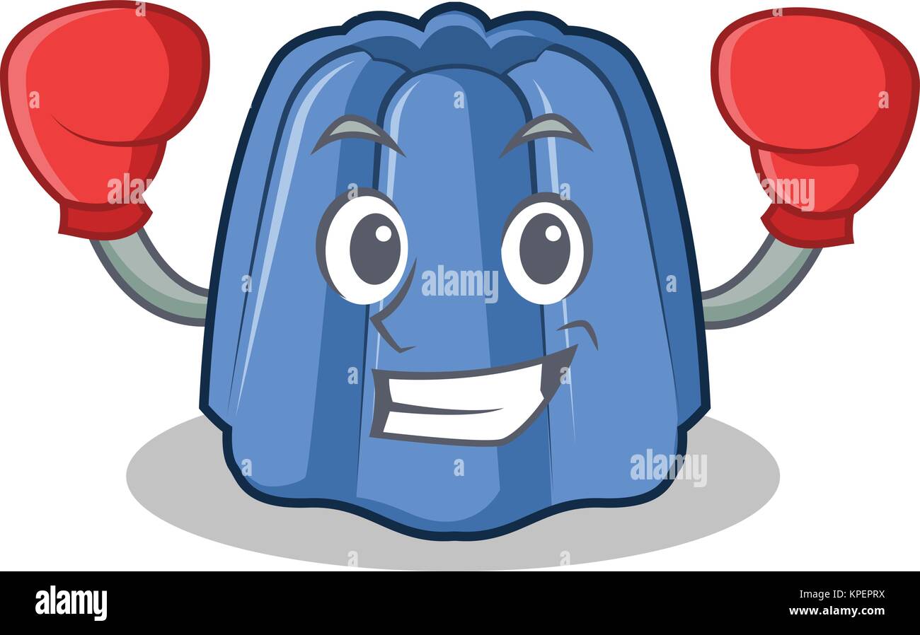 Boxing jelly character cartoon style Stock Vector Image & Art - Alamy