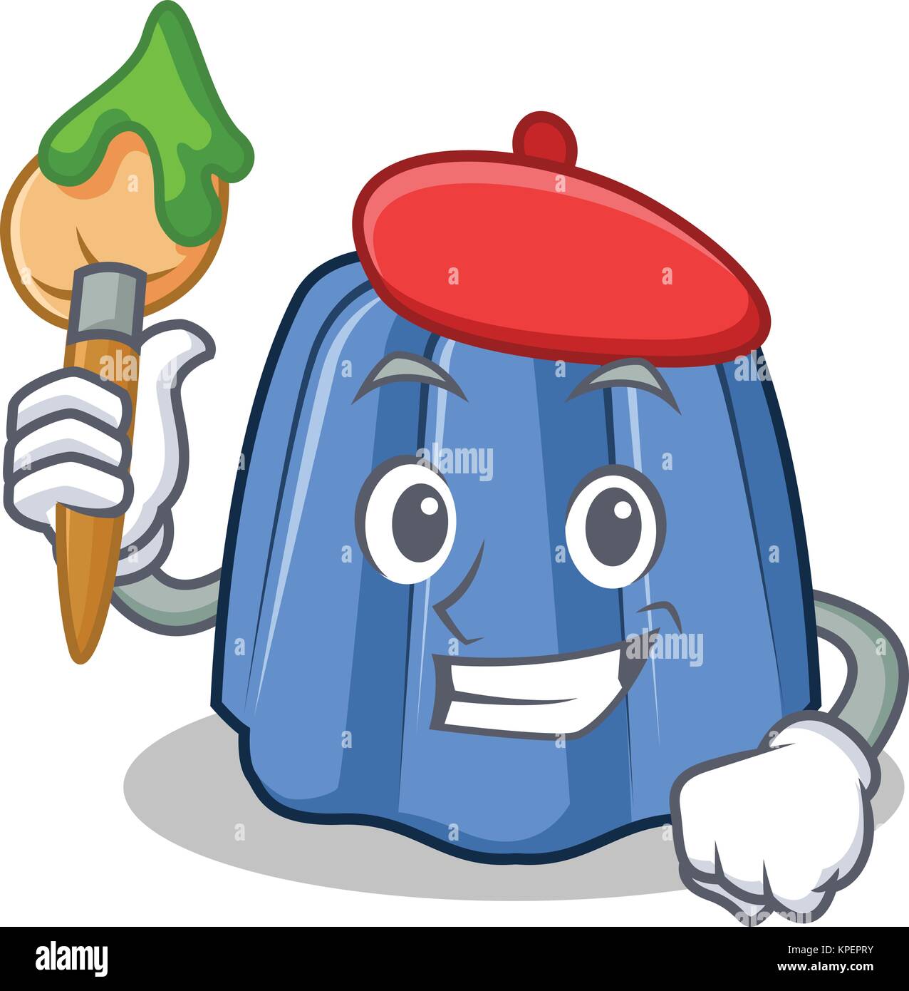 Artist jelly character cartoon style Stock Vector Image & Art - Alamy