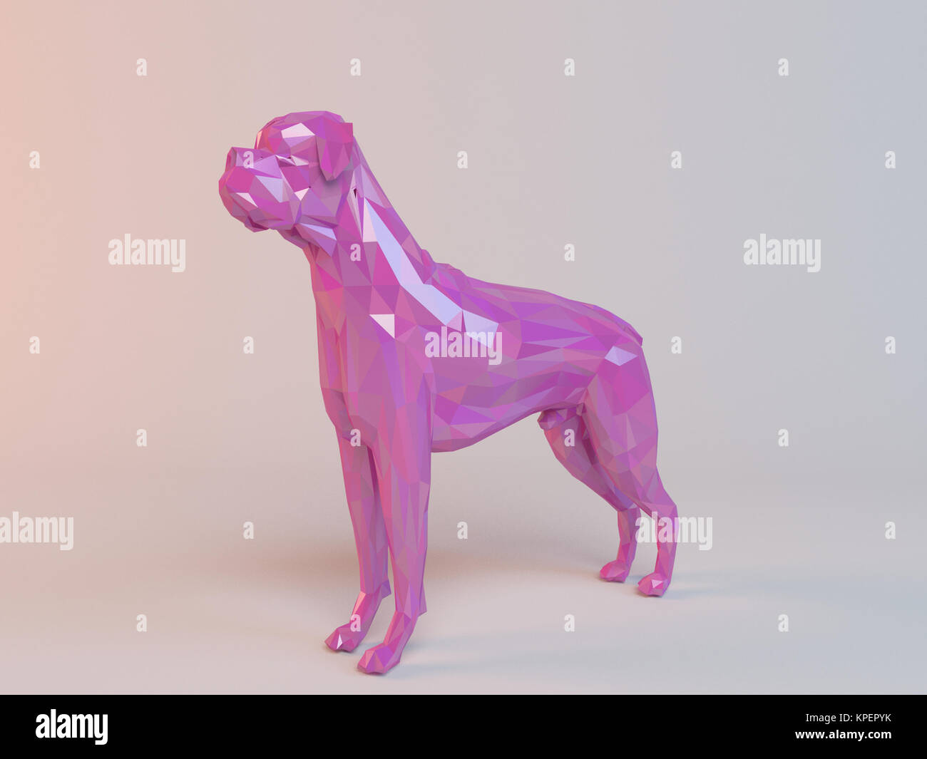 Dog Polygonal High Resolution Stock Photography and Images - Alamy