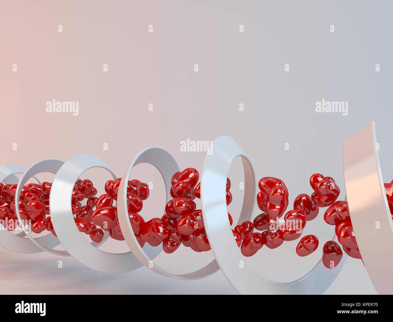 3d DNA of a love tunnel Stock Photo - Alamy