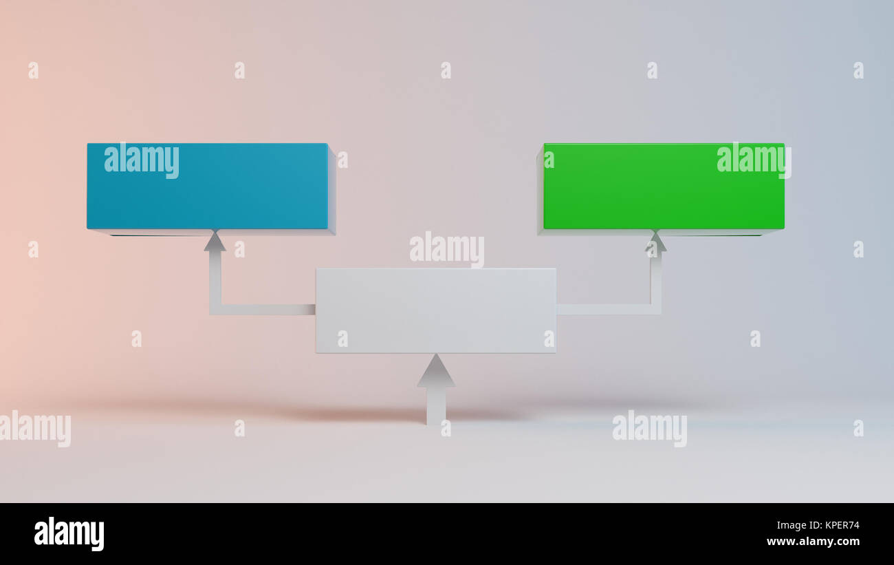 empty infographic 3d cubes Stock Photo - Alamy