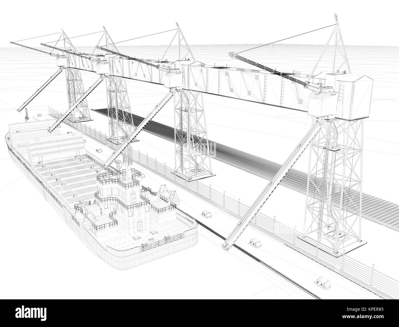 Bridge framework background Black and White Stock Photos & Images - Alamy