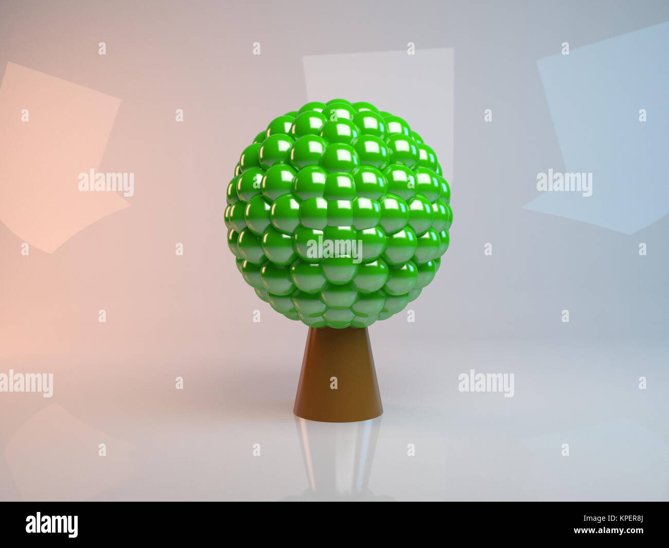 3d Abstract tree Stock Photo - Alamy