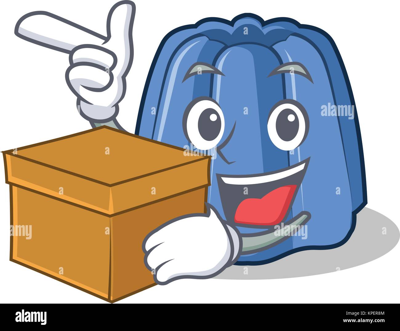 Jelly box Stock Vector Images - Alamy