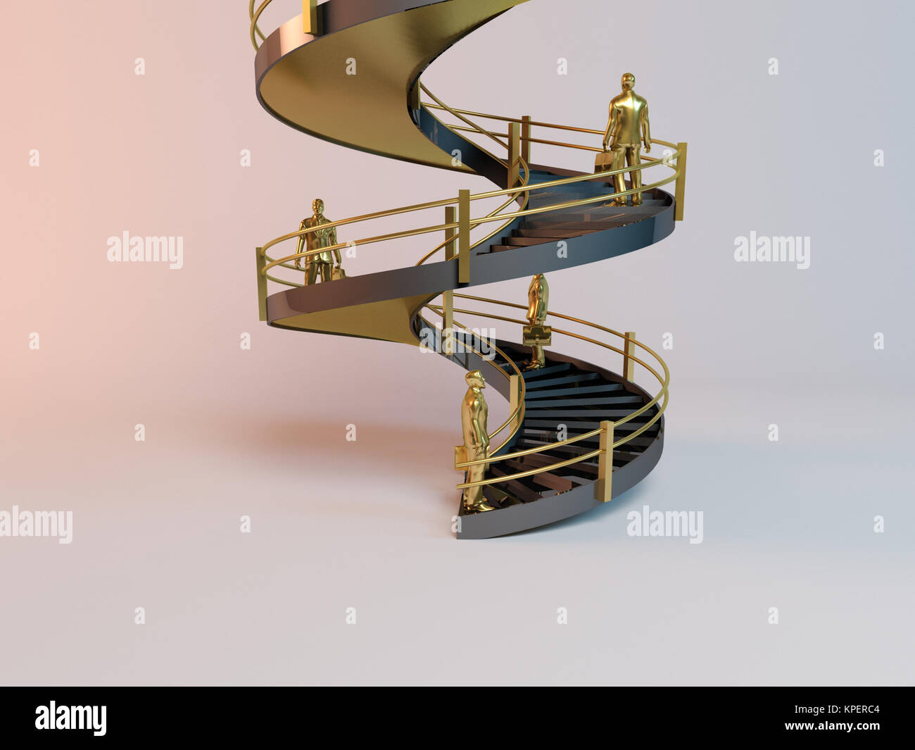 The corporate ladder Stock Photo - Alamy