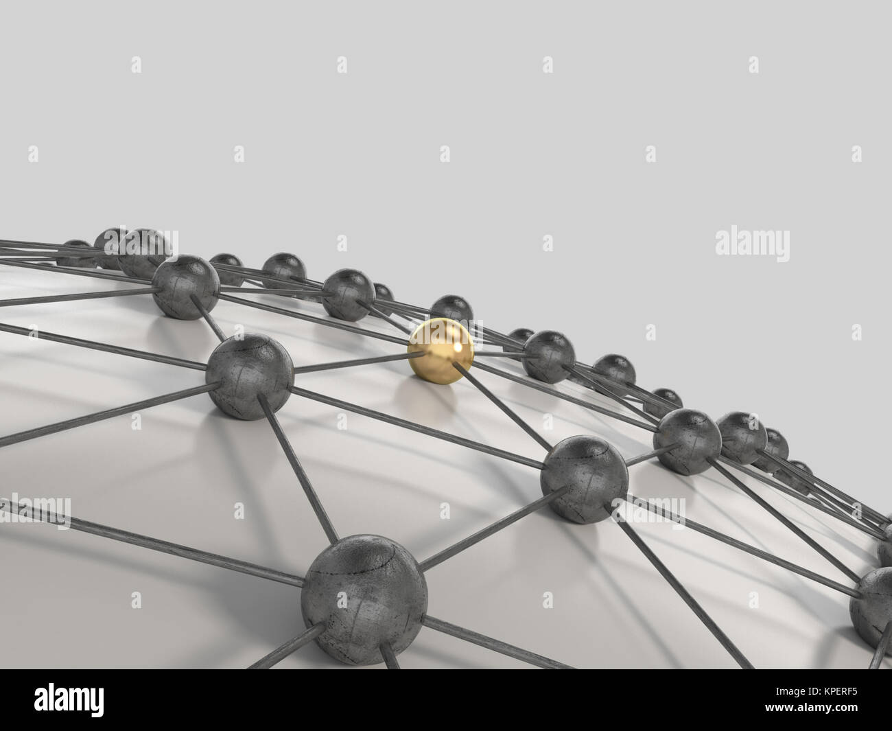 Network concept 3d Stock Photo - Alamy