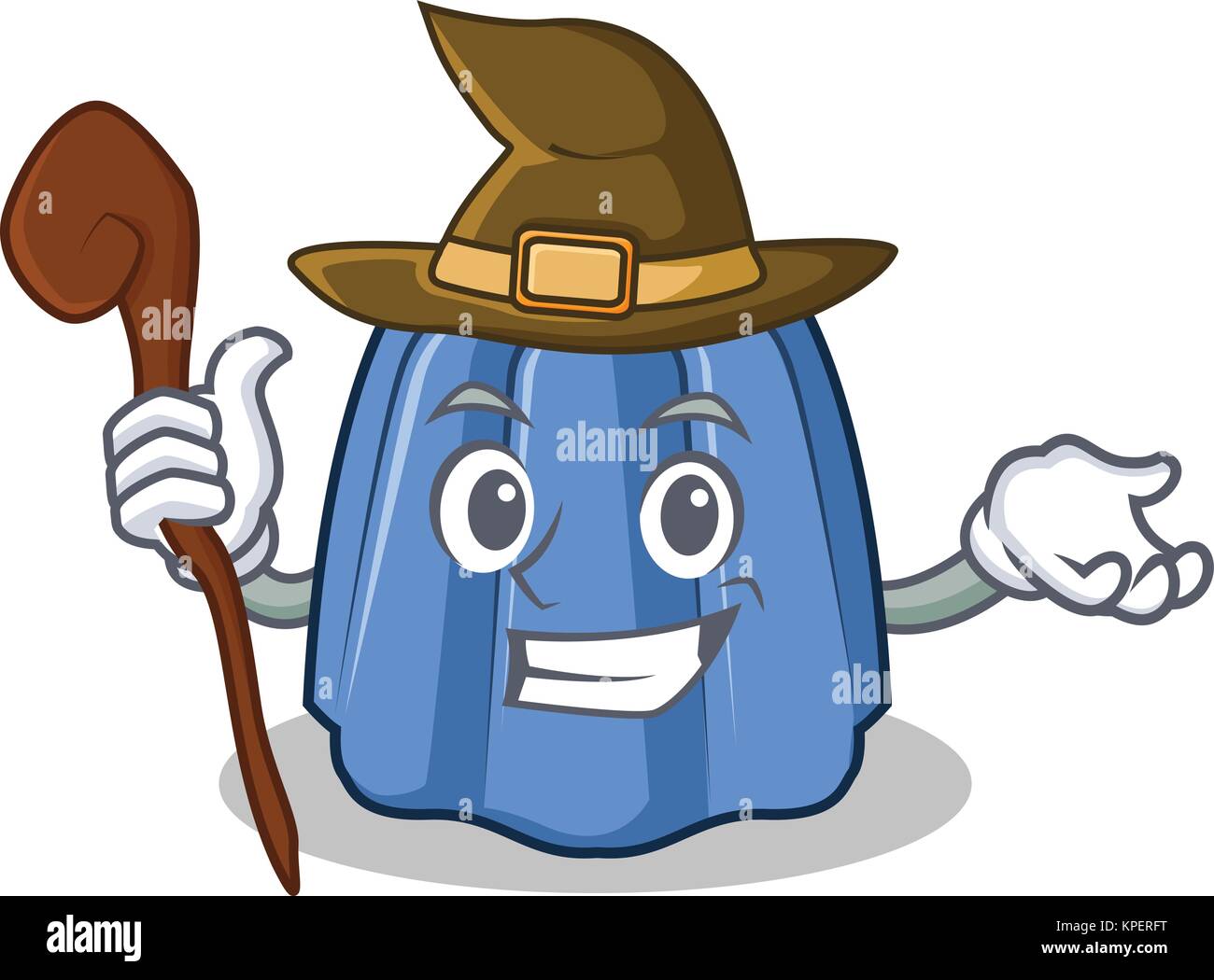Witch jelly character cartoon style Stock Vector Image & Art - Alamy