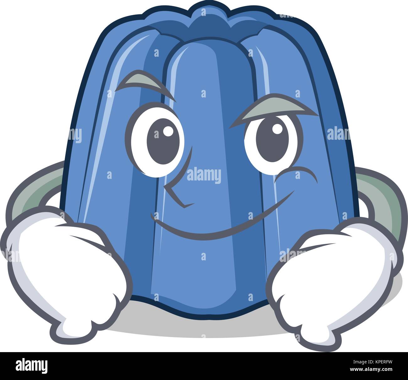 Smirking jelly character cartoon style Stock Vector Image & Art - Alamy
