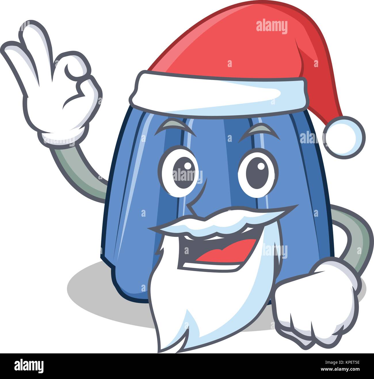 Santa jelly character cartoon style Stock Vector Image & Art - Alamy