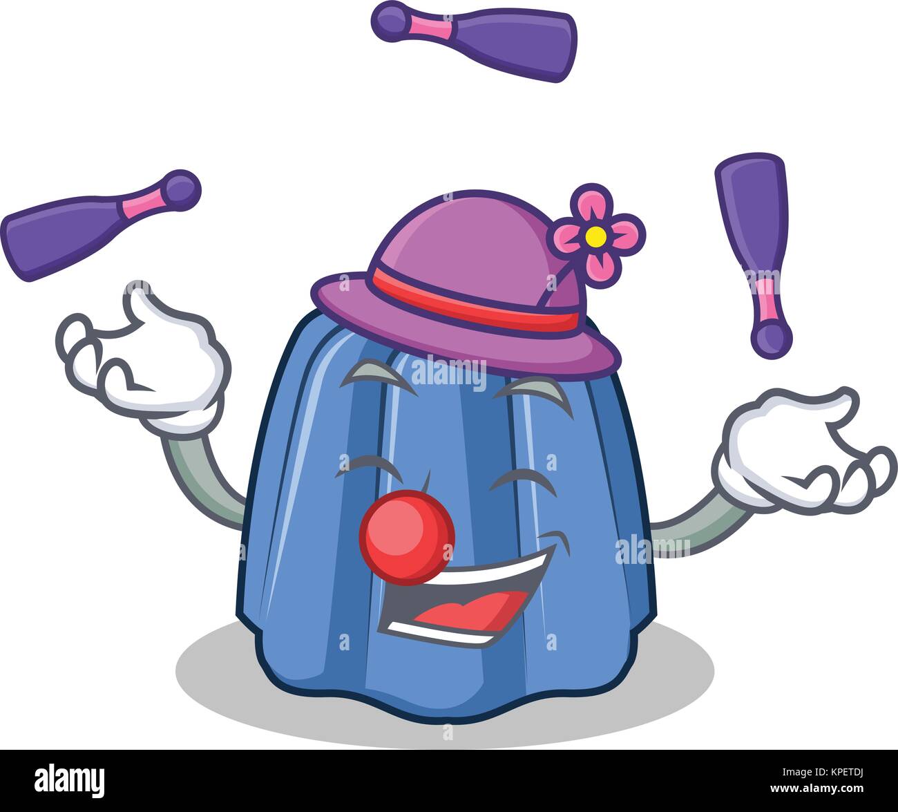 Juggling jelly character cartoon style Stock Vector Image & Art - Alamy
