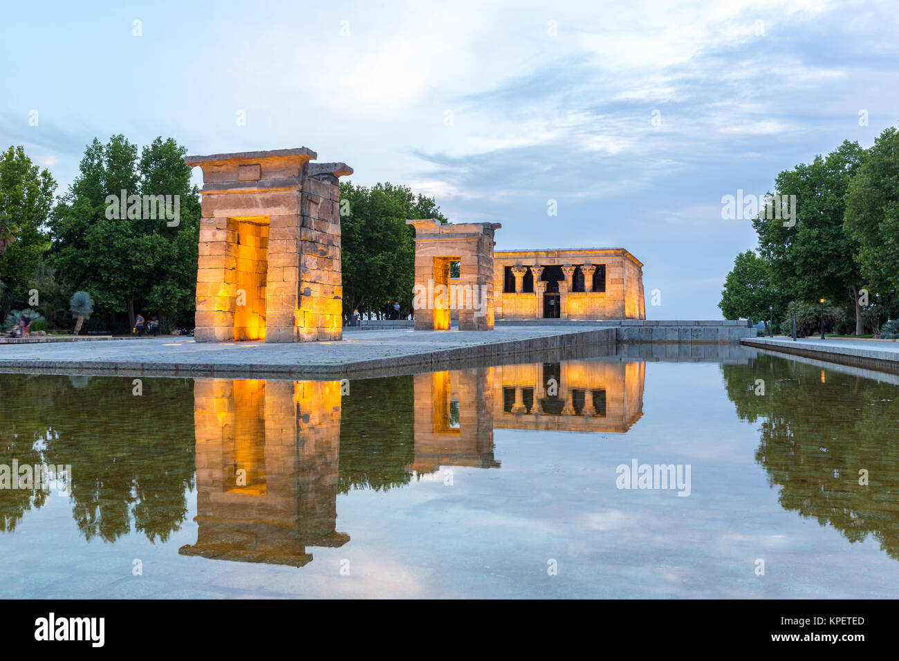 Temple de debod Madrid Stock Photo - Alamy