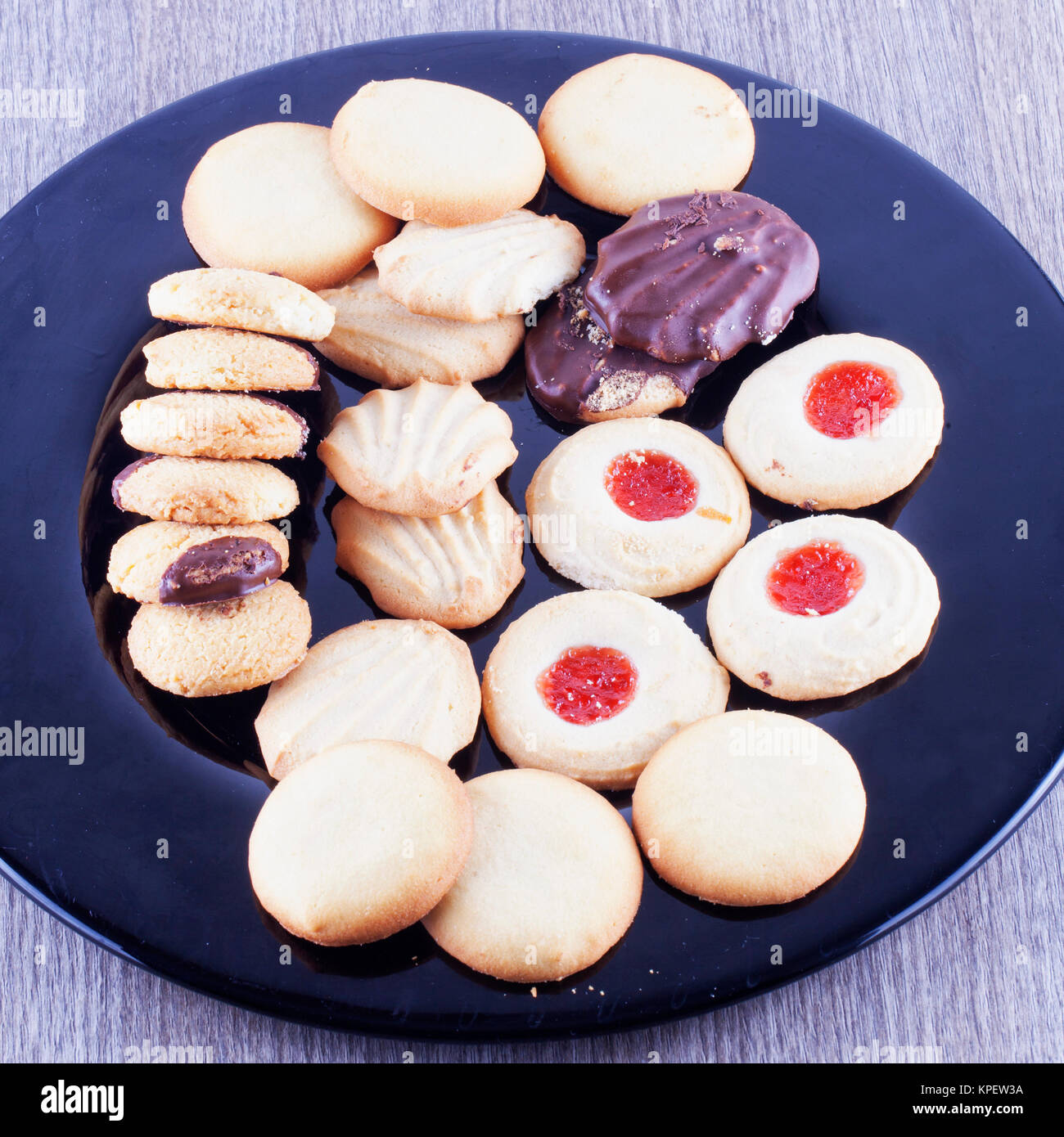 Biscuits of different kinds Stock Photo - Alamy