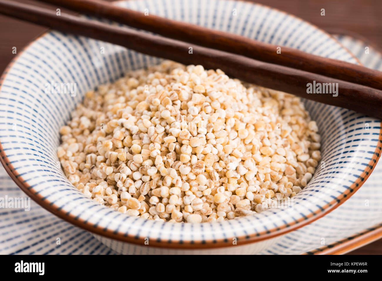 raw pearl barley Stock Photo - Alamy