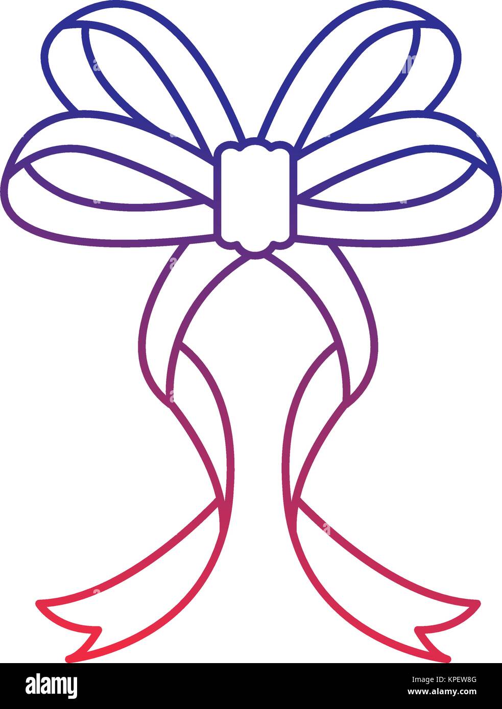 Isolated bow design Stock Vector Image & Art - Alamy