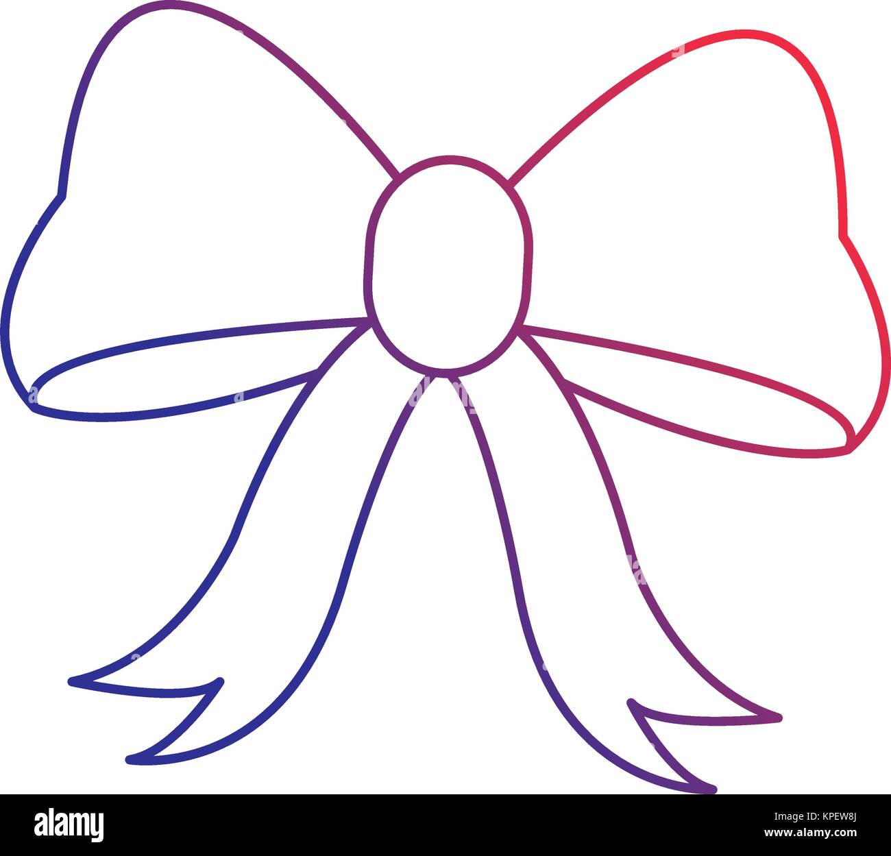 Isolated bow design Stock Vector Image & Art - Alamy