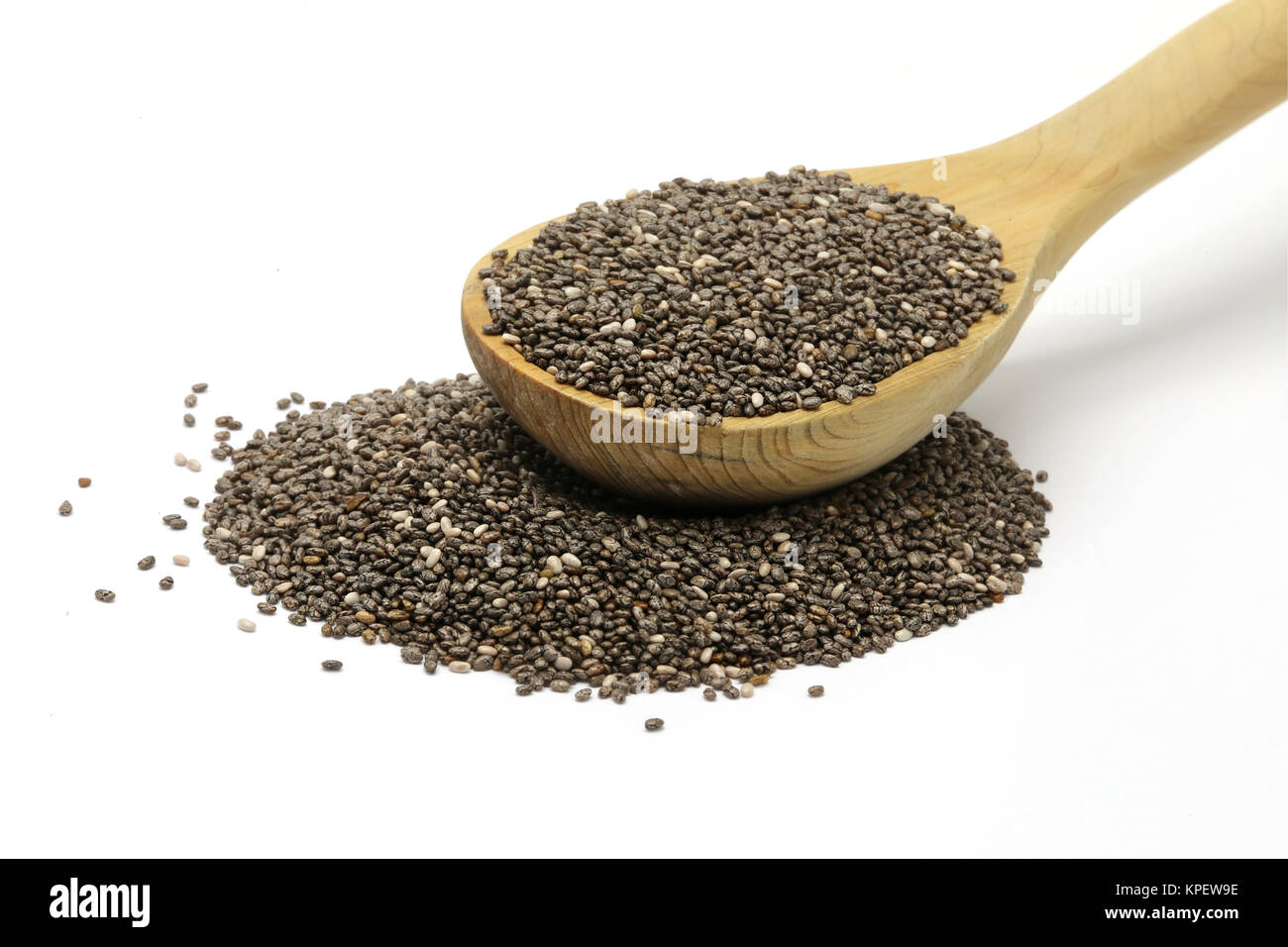 Small pile of chia seeds hi-res stock photography and images - Alamy