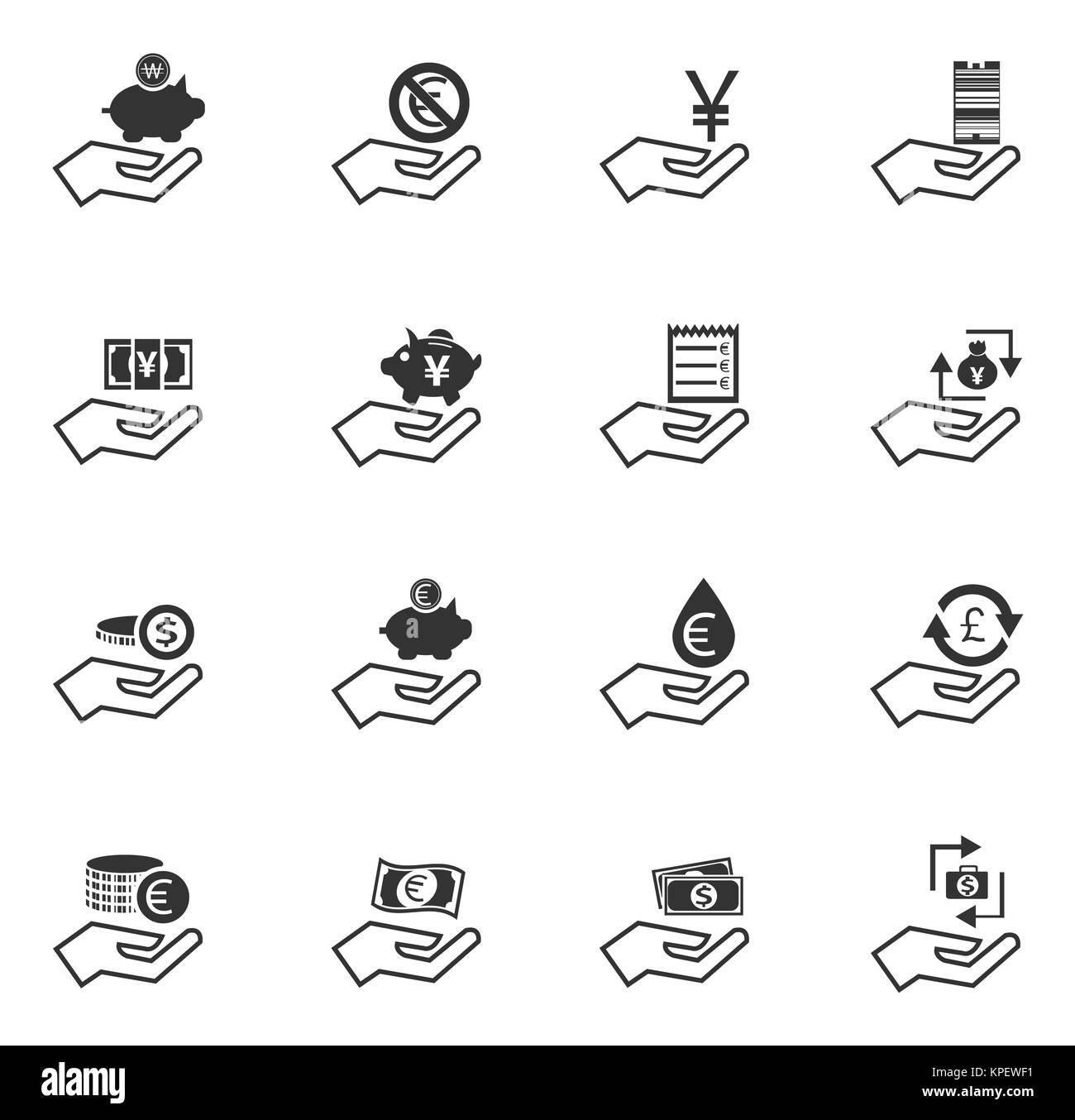 Powerstack of coins hi-res stock photography and images - Alamy