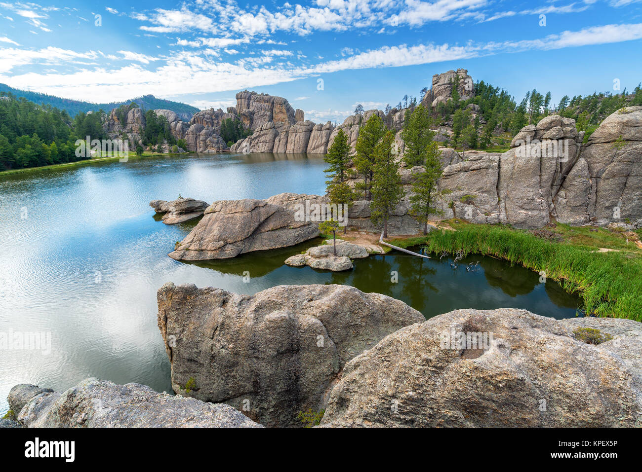 Beautiful Sylvan Lake Stock Photo - Alamy