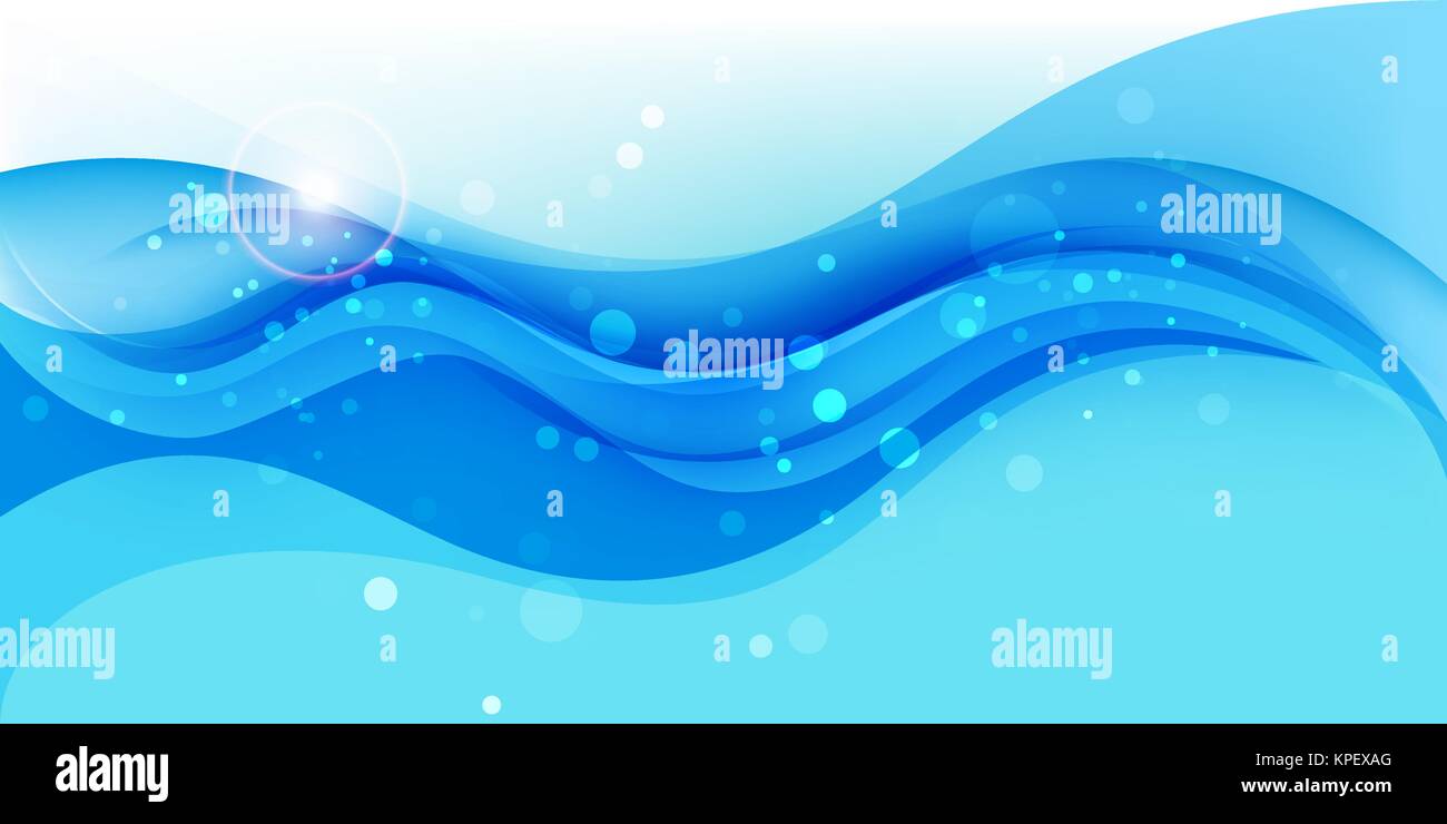 Ocean wave abstract Stock Vector Images - Alamy