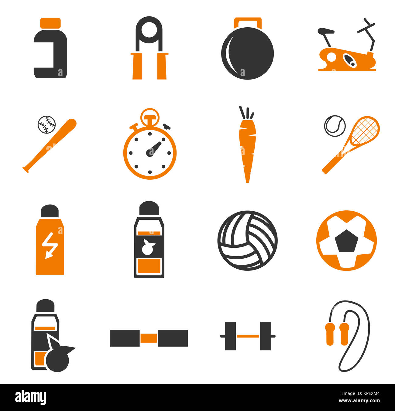 Sports icons set Stock Photo - Alamy