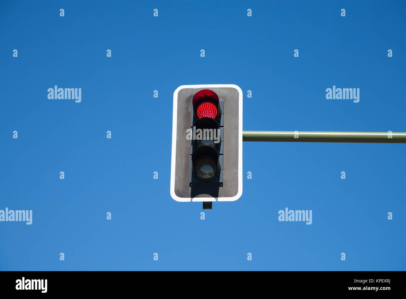 Red semaphore signal hi-res stock photography and images - Alamy