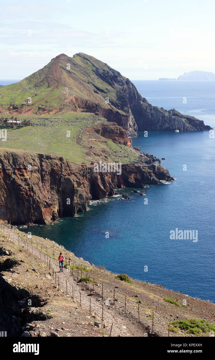 Wanderung auf der Halbinsel Ponta de Lourenco, Canical, Madeira ...