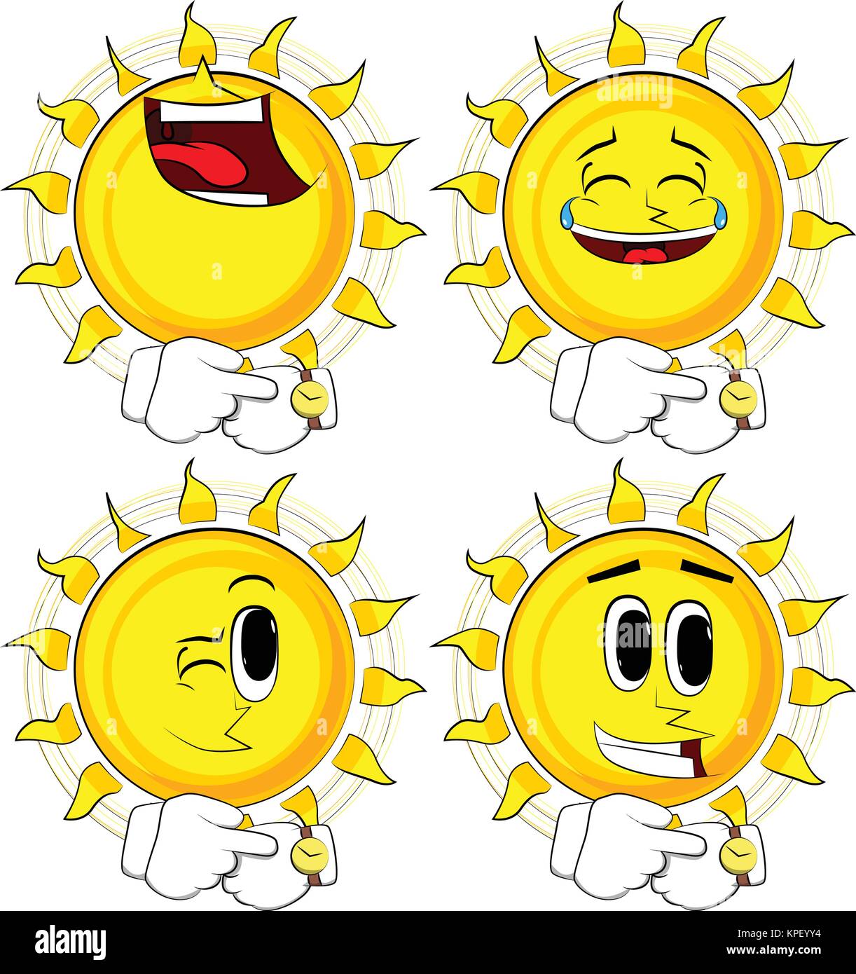 Late laughing Stock Vector Images - Alamy