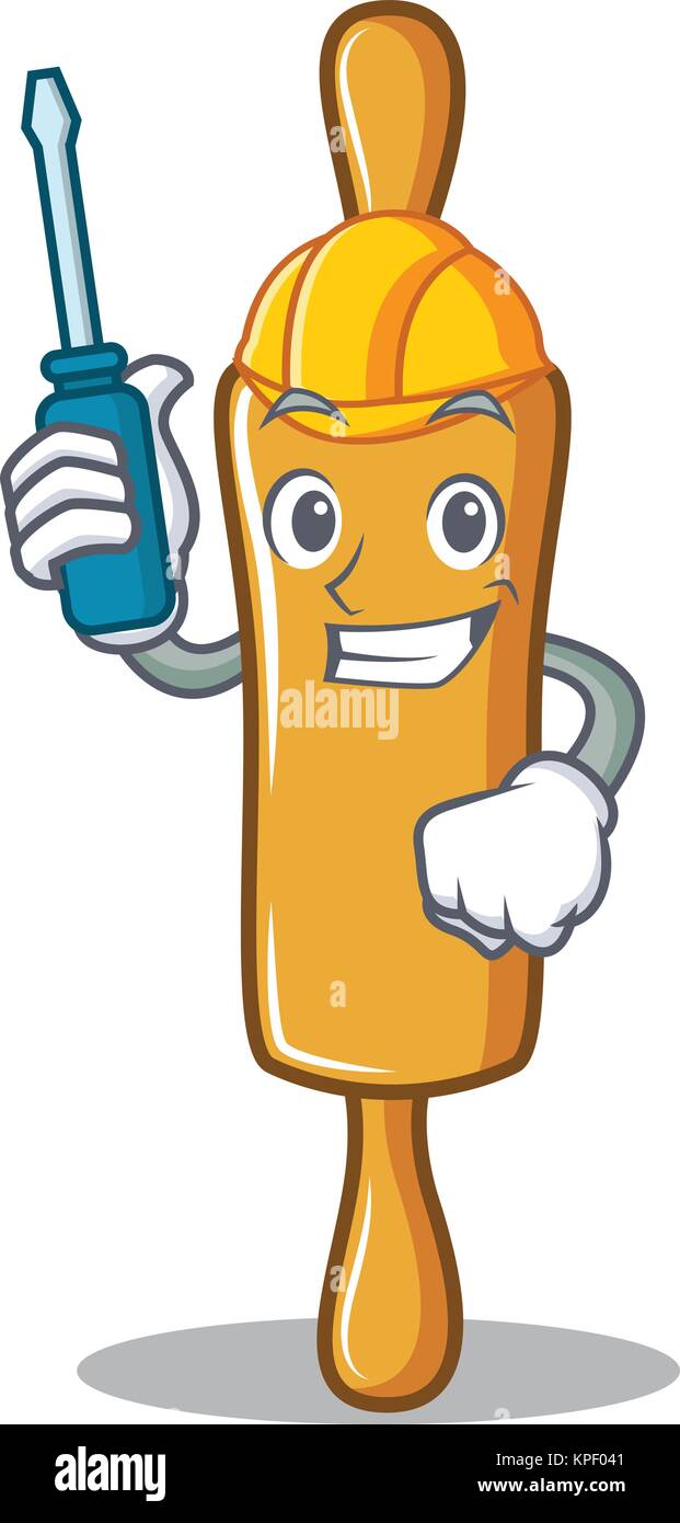 Automotive rolling pin character cartoon Stock Vector Image & Art - Alamy