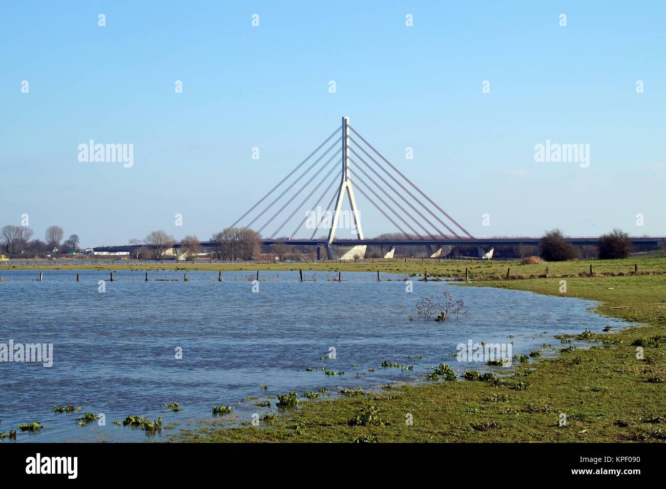 Lower Rhine Bridge Wesel Stock Photo - Alamy