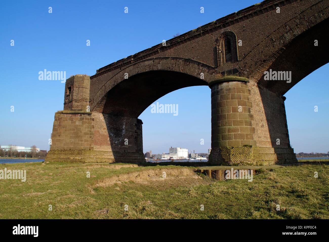 Wesel Railway Bridge Stock Photo - Alamy