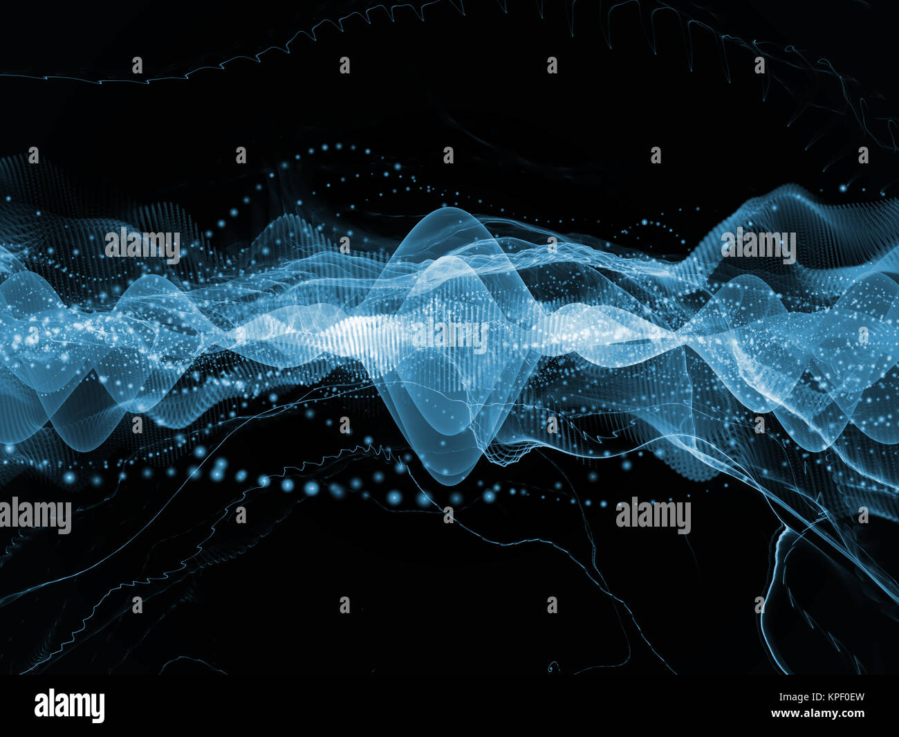 Reality of Light Wave Stock Photo - Alamy