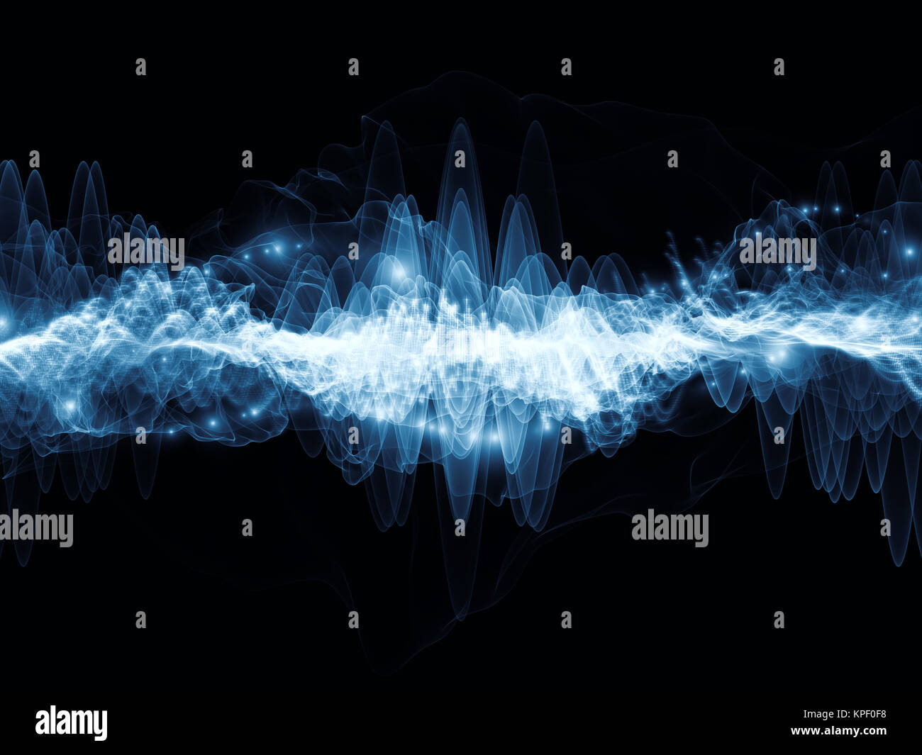 Processing Light Wave Stock Photo Alamy