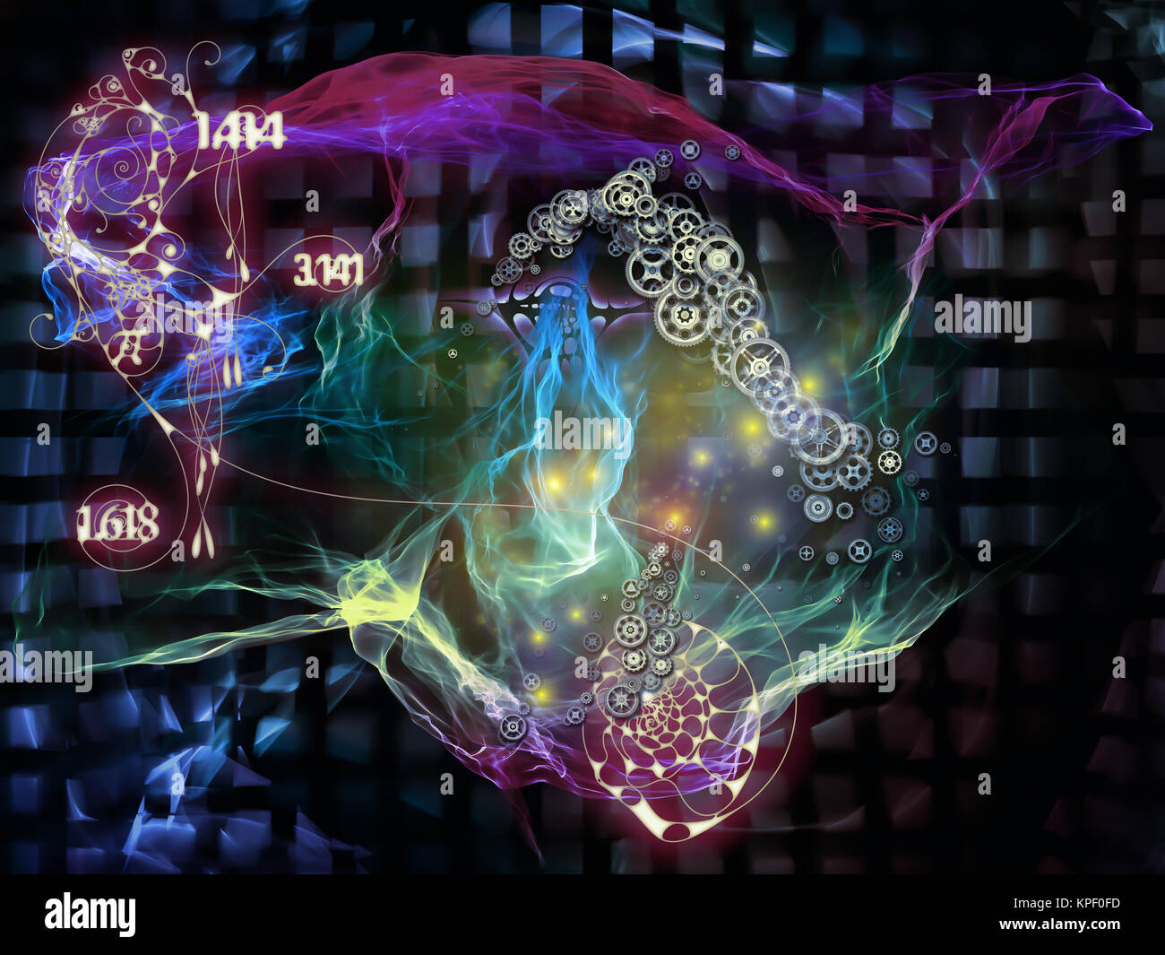 Synergies of Math Visualization Stock Photo - Alamy